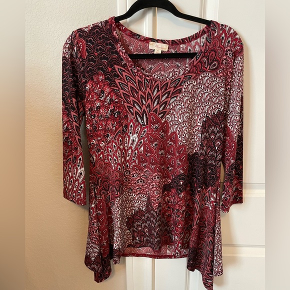 Misia | Tops | Maroon Misia Top | Poshmark